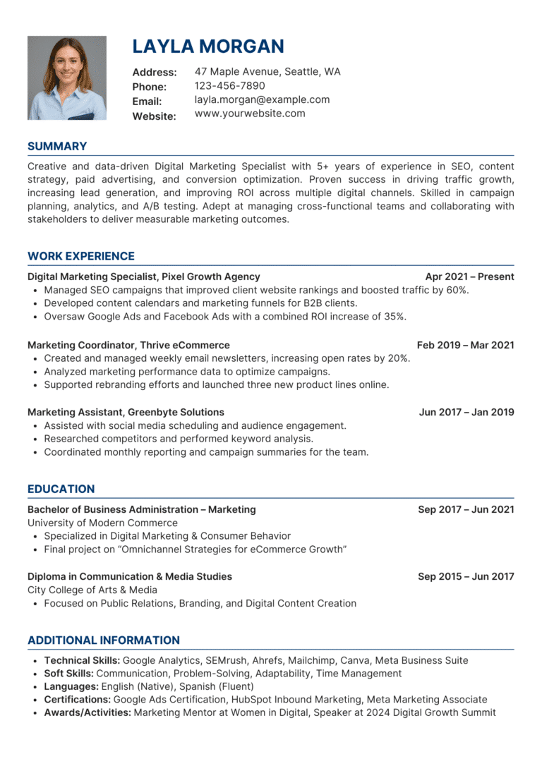 How to Write a Professional CV in English