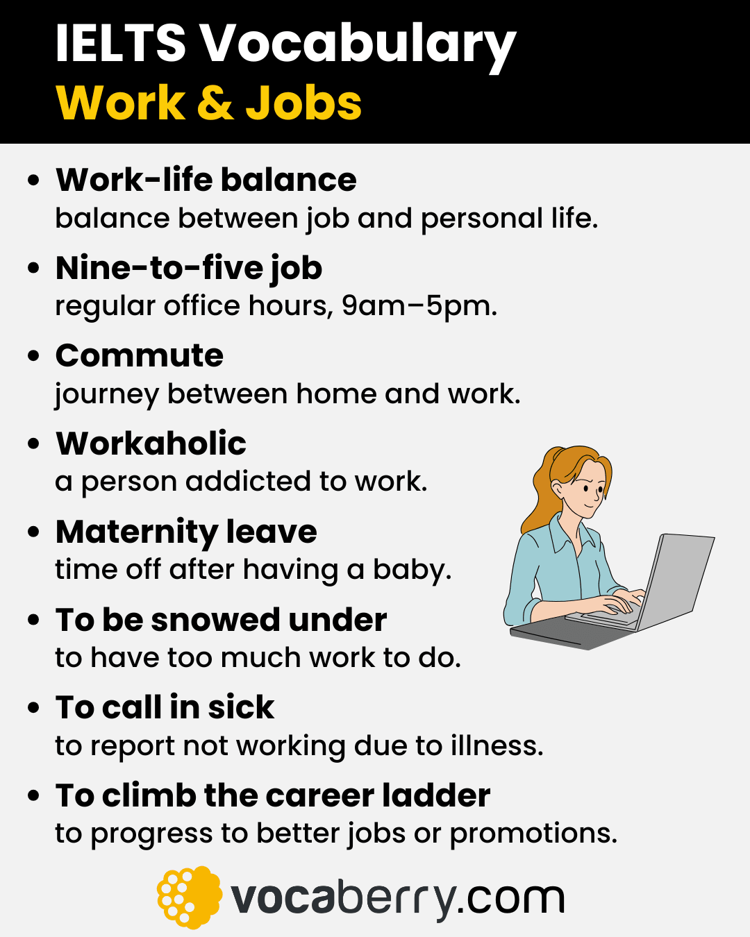 IELTS Vocabulary: Work & Jobs