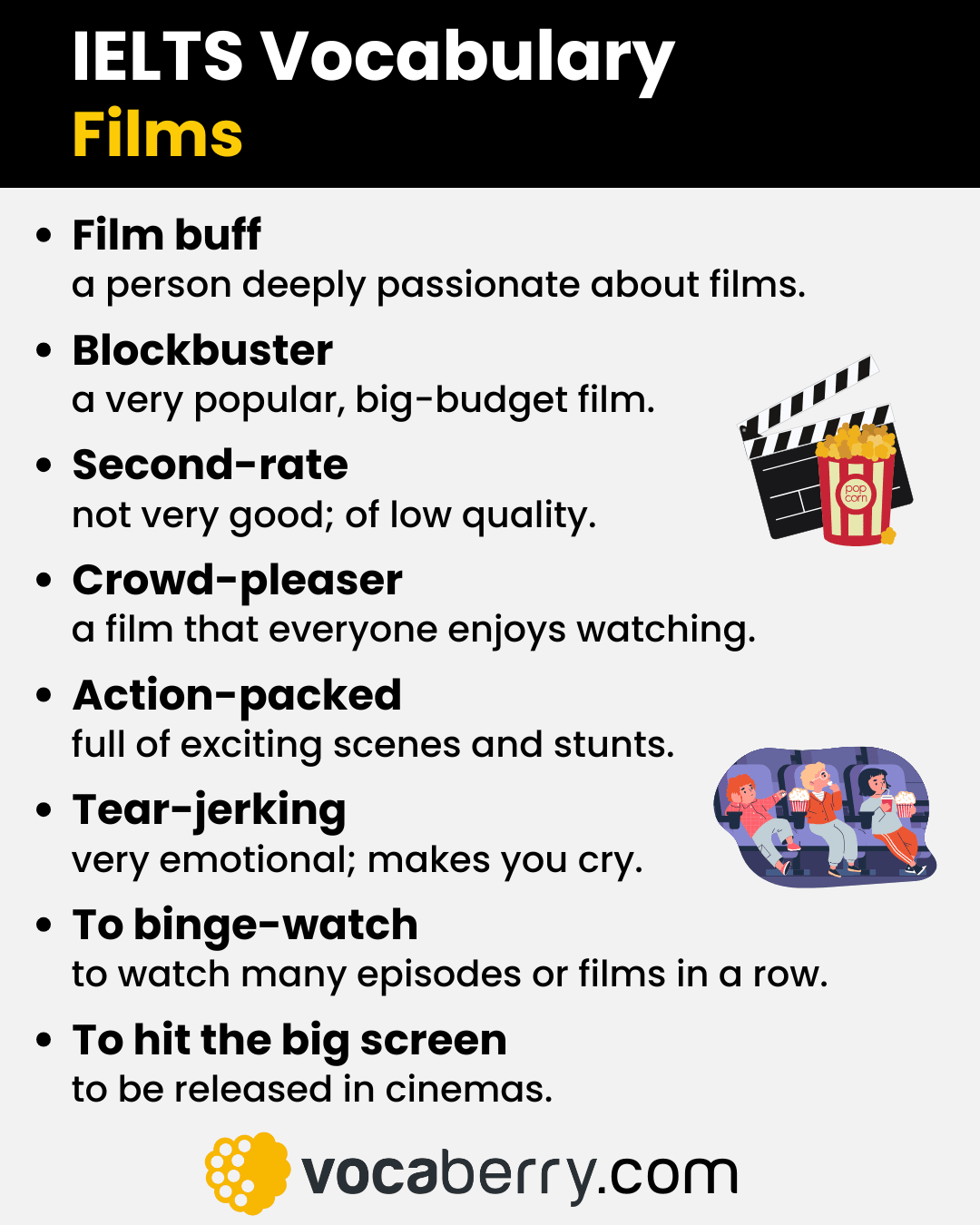 IELTS Vocabulary: Films