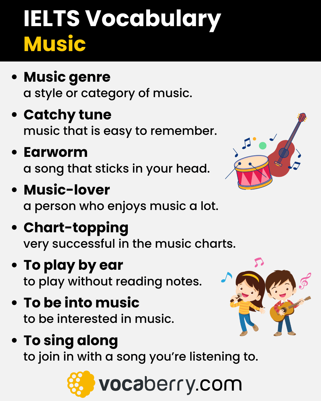 IELTS Vocabulary: Music