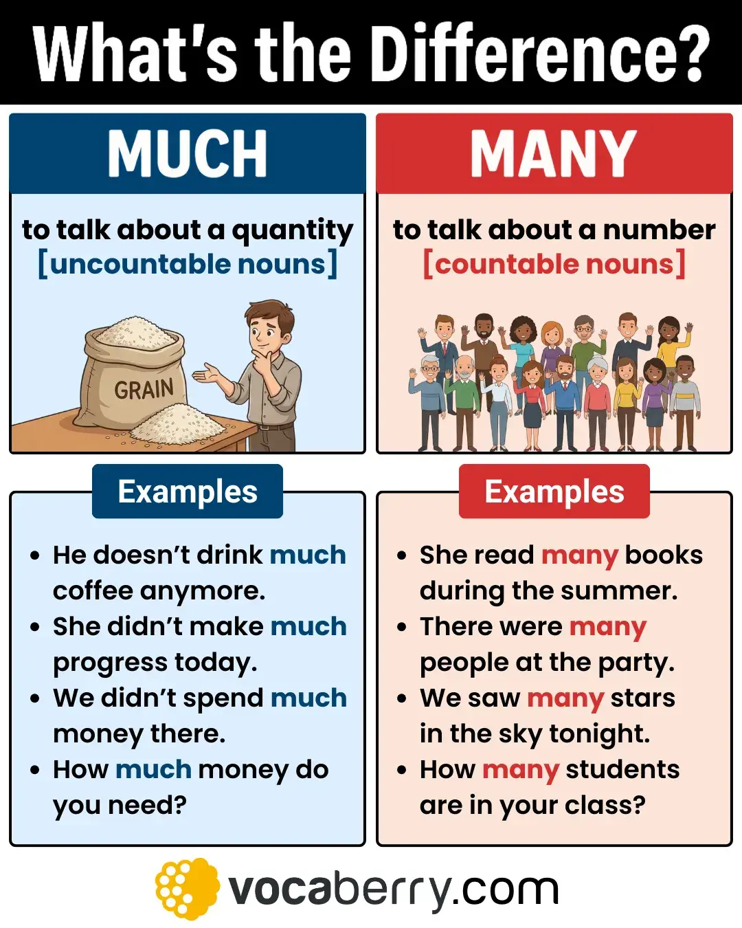 Much vs. Many: What’s the Difference?